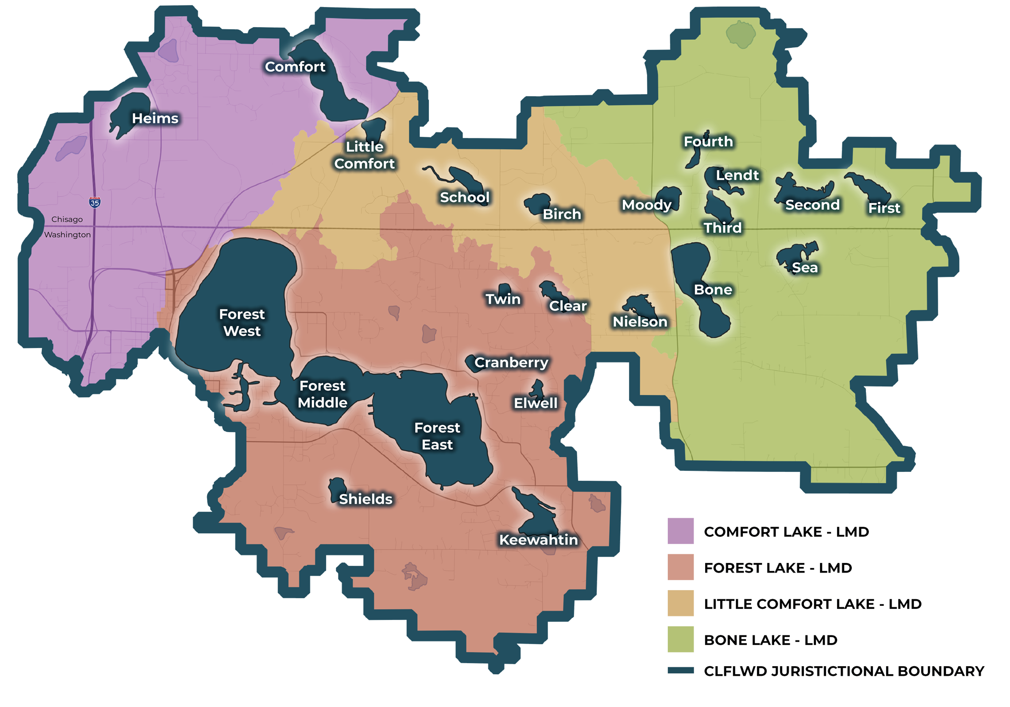 Lake Information - Comfort Lake Forest Lake Watershed District